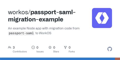 Github Workospassport Saml Migration Example An Example Node App
