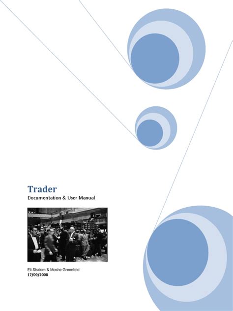 Trader Documentation And User Manual Pdf Technical Analysis