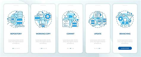 Source Control Parts Blue Onboarding Mobile App Screen Code Writing Walkthrough 5 Steps