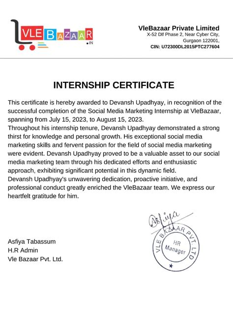devansh upadhyay on linkedin socialmediamarketing internship