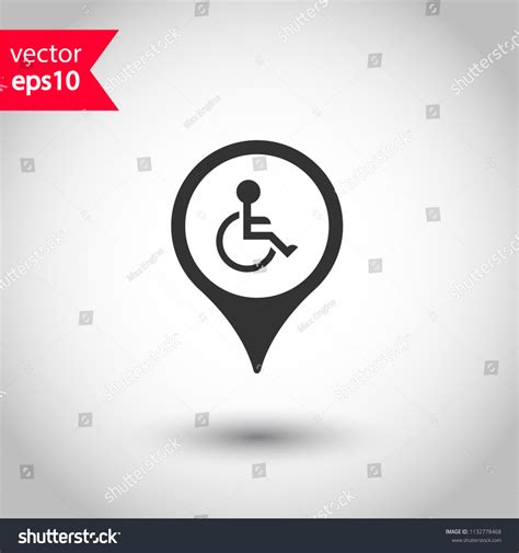 Destination Point Vector Icon Location Map Stock Vector Royalty Free 1132778468 Shutterstock