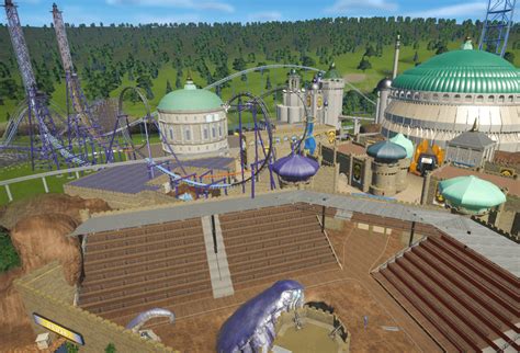 Lands Of Etheirys I Made A Ffxiv Theme Park In Planet Coaster R Ffxiv