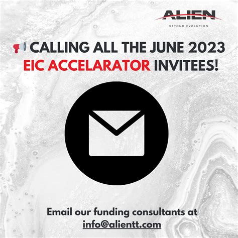 🚀 Calling All June 2023 Eic Accelerator Deep Impact Invitees To The Interview Alien