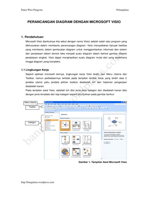 Fillable Online PERANCANGAN DIAGRAM DENGAN MICROSOFT VISIO Fax Email Print PdfFiller