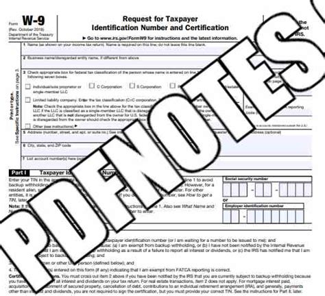 [PDF] W9 Tax Form 2021 PDF Download