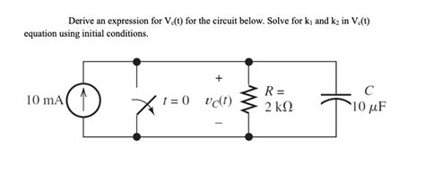 Solved Derive An Expression For V T For The Circuit Below Chegg