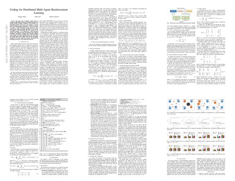 Coding for Distributed Multi-Agent Reinforcement Learning
