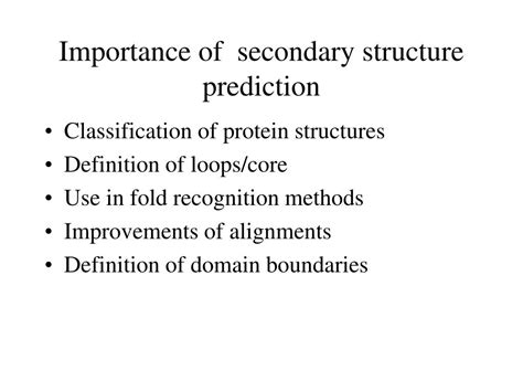Ppt Protein Secondary Structure Prediction Powerpoint Presentation