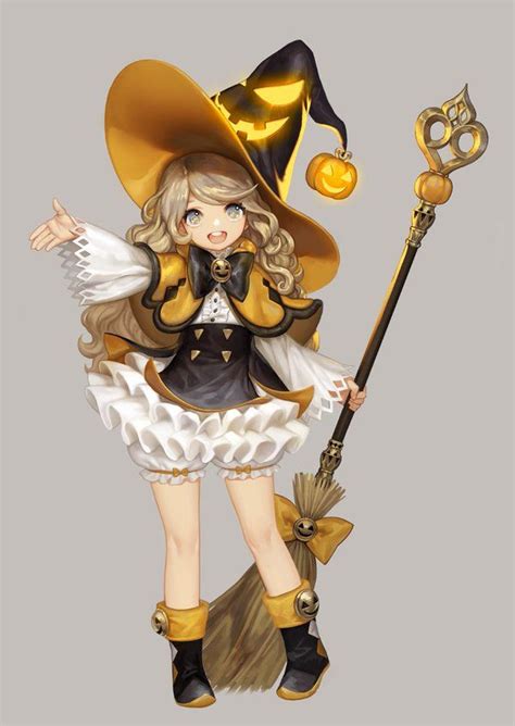 요엘 On X Phù Thủy Halloween Chibi Phù Thủy