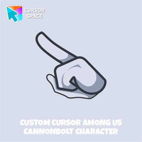 Cursor Custom Cursor Among Us Cannonbolt Character For Chrome Cursor Space