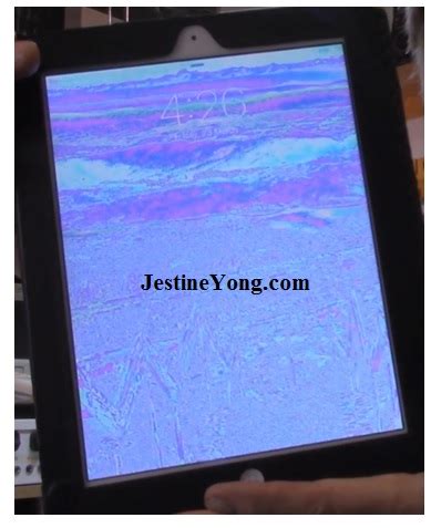 Ipad Screen Colour Distorted Repaired Electronics Repair And Technology News