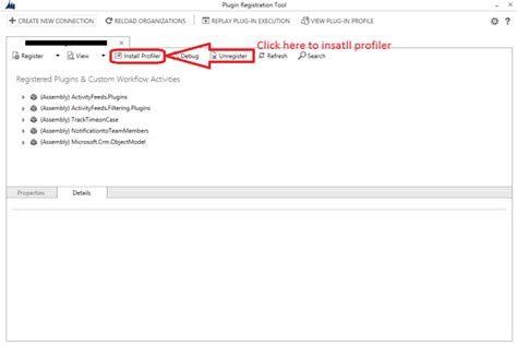 how to debug a plugin in dynamics 365 online using plugin profiler