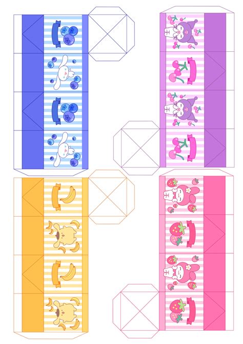 Sub ️산리오 스쿱마켓 놀이 ️ 🎀무료 도안공유🎀 종이구관 그리는법 쉬운 만들기 페이퍼 크래프트 미니어쳐 종이인형 옷입히기 네이버 블로그