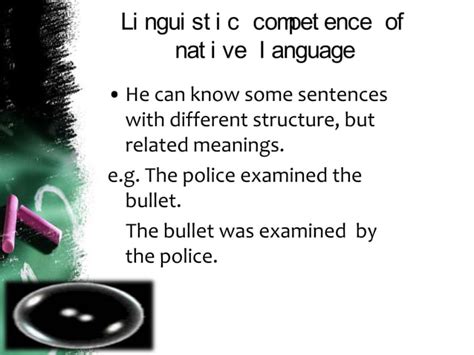 Competence Vs Performance Elt Pptx Science