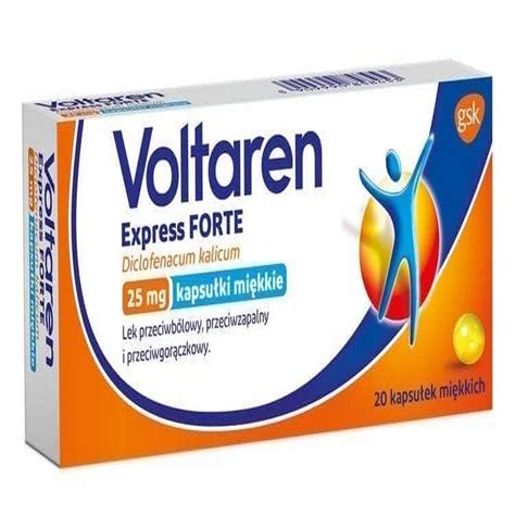 Voltaren Express Forte 25mg 20 Soft Capsules World Wide Shop