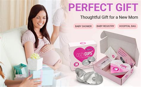 Cozymom™ Pure Silver Nursing Cups 55mm Nipple Care For Breastfeeding Moms