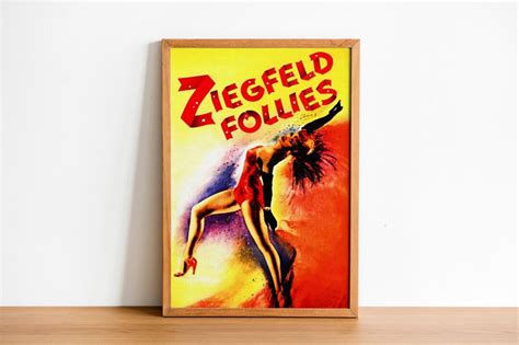 Ziegfeld Follies Movie Poster Vintage Musical Film Art Classic Hollywood Decor Retro Wall