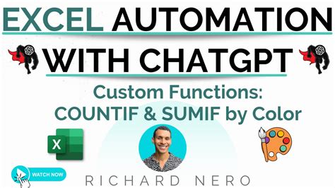 Richard Nero On Linkedin Learnexcel Excel Exceltips Excelautomation Exceltoolbox Chatgpt