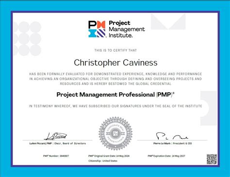 christopher caviness pmp on linkedin pmp