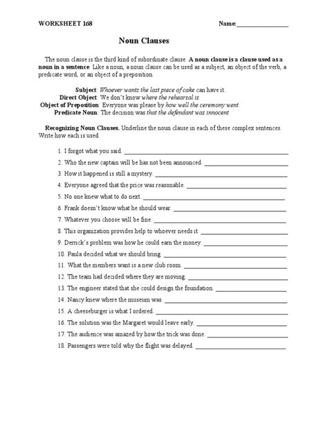 Relative And Subordinate Clauses Year 6 Cgp Plus Worksheets Library
