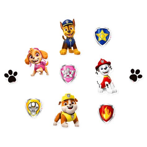 Mini Personagens Decorativos Patrulha Canina C50 Un Regina