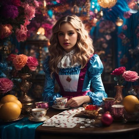 Premium Photo Fantasy Girl Illustration