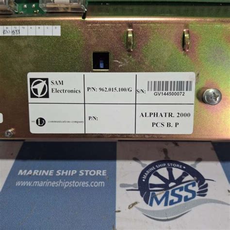 Man Alphatronic 2000 Propulsion Control System Marine Ship Store