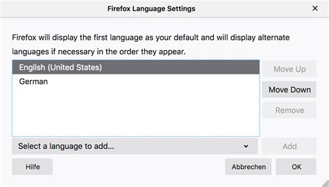 Firefox Opens In Wrong Languge Despite Language Settings Super User