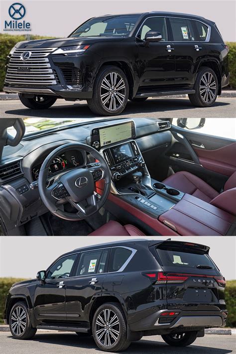 Lhd Lexus Lx600 Ashwood Edition 35p At My2023 Black Luxury Cars