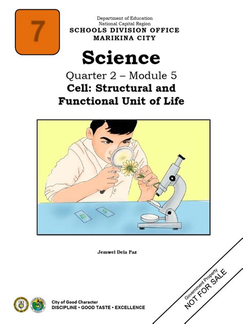 Sci7 Q2 M5 Cell Structural And Functional Unit Of Life Pdf Cell Biology Biology