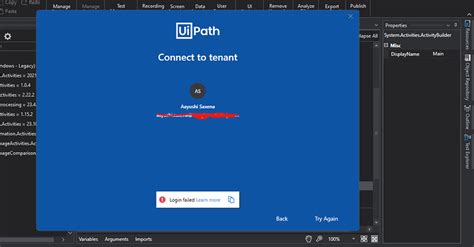 Microsoft Login Failed Automation Cloud Uipath Community Forum