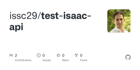 Github Issc29test Isaac Api