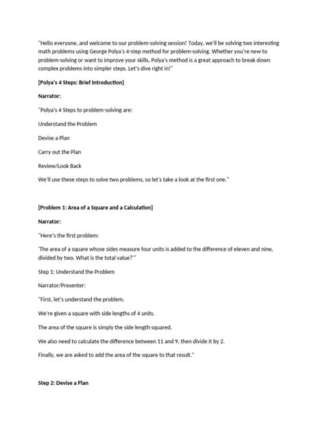 Script Pdf Meal Lunch