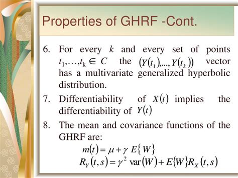 Ppt The Geometry Of Generalized Hyperbolic Random Field Powerpoint