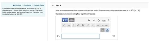 i review i constants periodic table part a a stainless steel bottomed