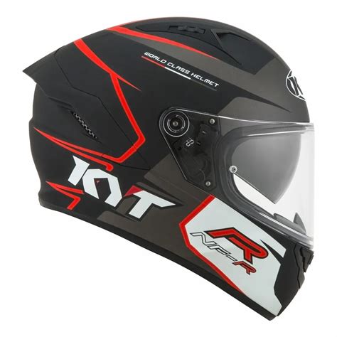 Kyt Nf R Track Full Face Helmet Grey Motardinn