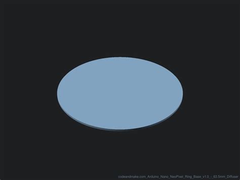 Download Free Scad File Arduino Nano Neopixel Ring Base • 3d Printing Object • Cults