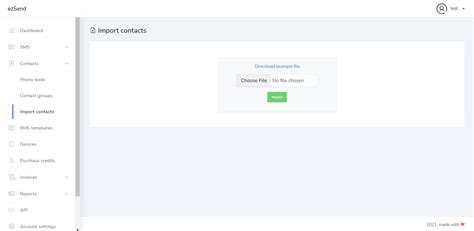 ezsend send bulk sms php script by medmoudou codester