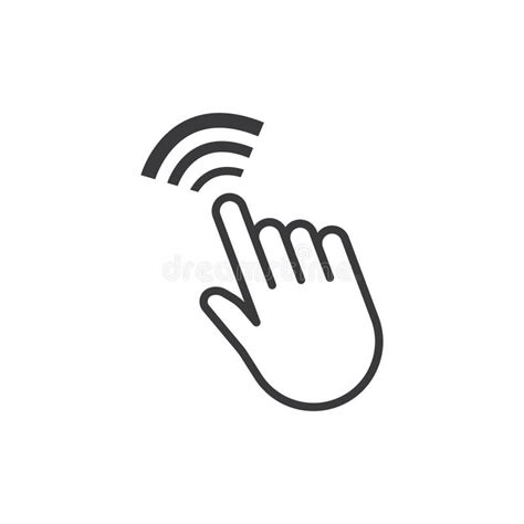 Cursor Icon Pointer Mouse Icon Stock Vector Illustration Of Touch