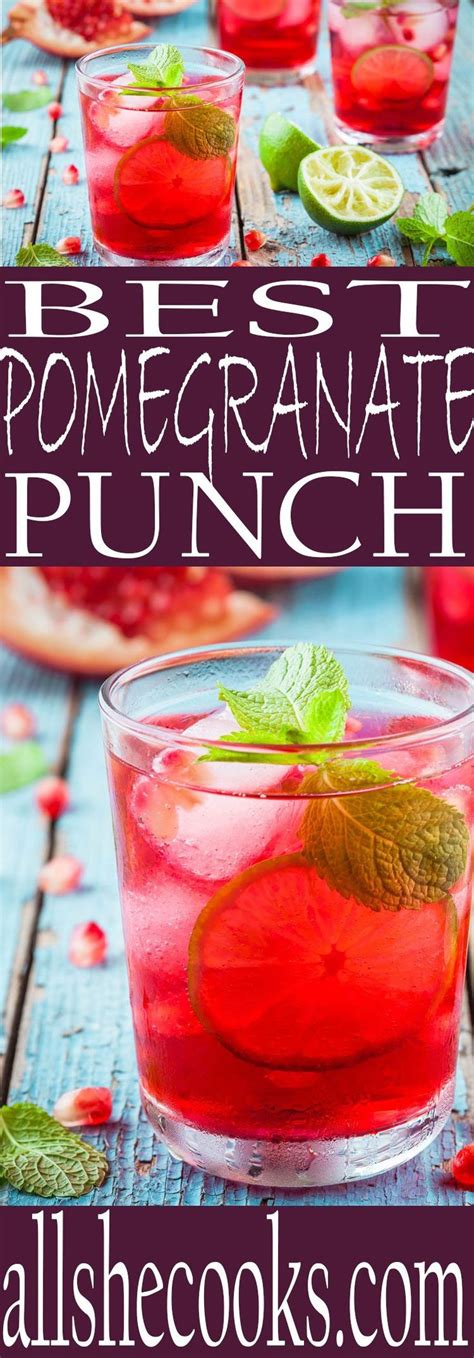 Mix Up This Easy Pomegranate Punch Recipe Is Easy To Whip Up And