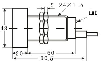 LM480 Series Inductive Proximity Switch Lorentzzi