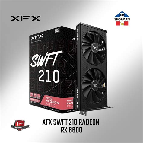 XFX RX Speedster SWFT AMD Radeon RX GB GDDR Graphics Card GPU Shopee Philippines