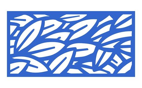 Cnc 및 레이저 절단을 위한 장식 파란색 패턴 이슬람 꽃 및 기하학적 모티프 프리미엄 벡터