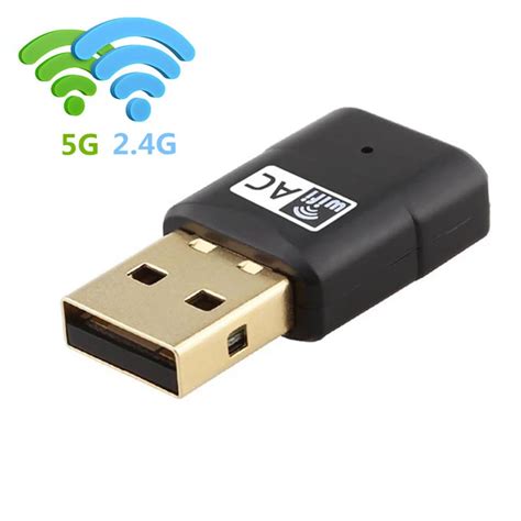 Mini Wireless Dual Band Ac Portable Usb Wifi Ghz Ghz Mpbs Adapter Rtl Au For