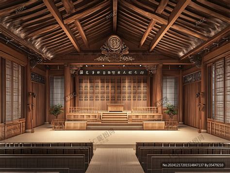 Ai创作图古典道德讲堂建设 讲经堂装修 佛教学校3dsmax 大殿设计 庑殿大木作 大雄宝殿设计 中式文化礼堂设计方案 日式风格讲武堂效果图