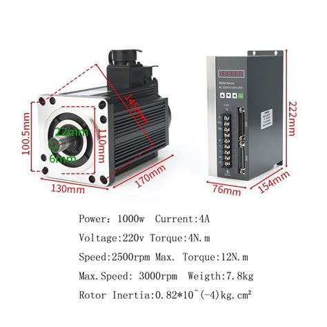 CNC AC Servo Motor And Driver Low Cost Kw Servo Motor For CNC Machine China AC Servo Motor