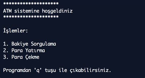 Python Ile Atm Yapımı Webirinci