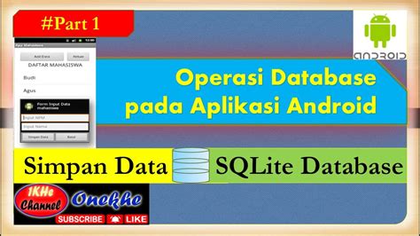 Tutorial Operasi Sqlite Pada Aplikasi Mobile Insert And Select Record