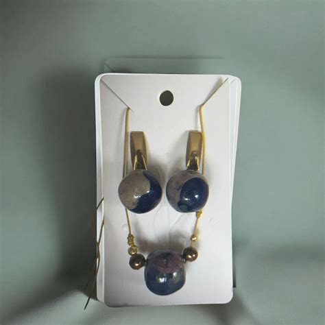 Set Azul Profundo Ceramikata