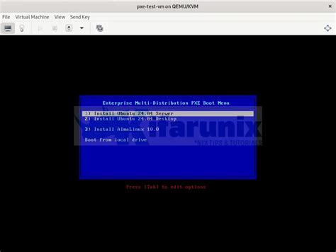 how to set up pxe boot server on ubuntu 24 04 step by step guide
